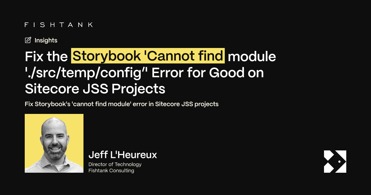 Fix the Storybook 'Cannot find module './src/temp/config’' Error for ...