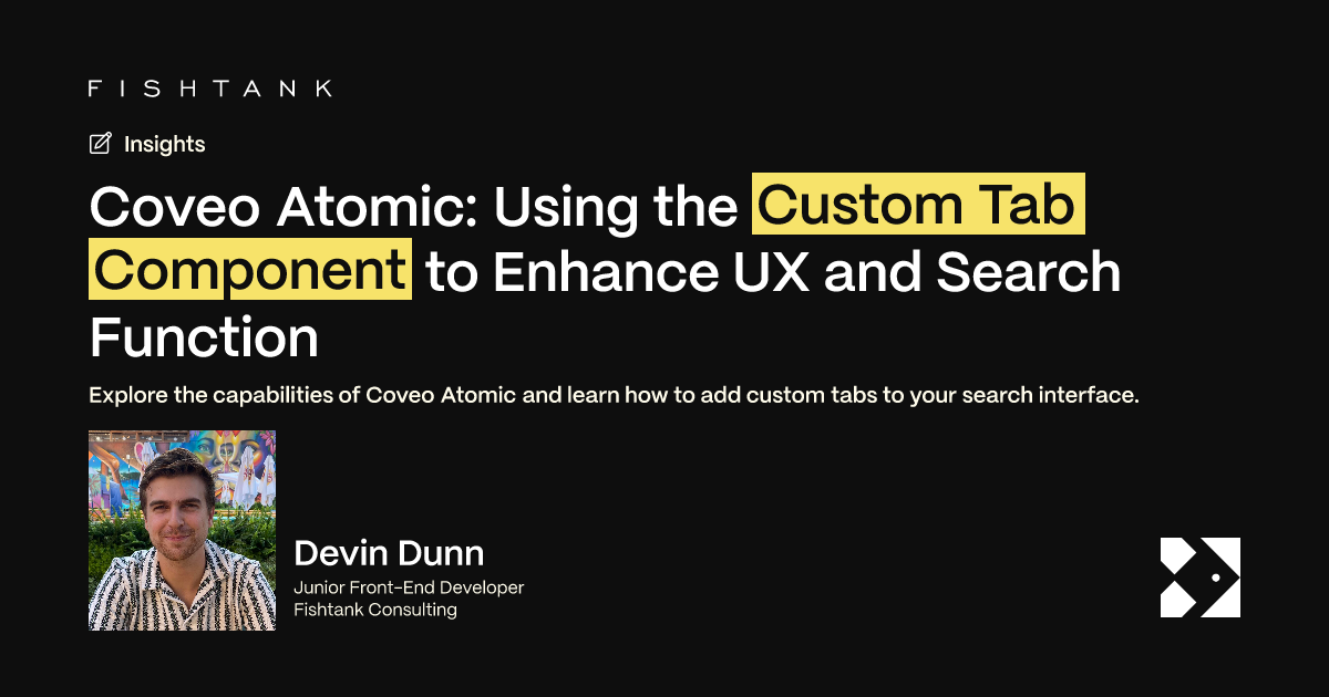 Coveo Atomic: Using the Custom Tab Component to Enhance UX and Search ...