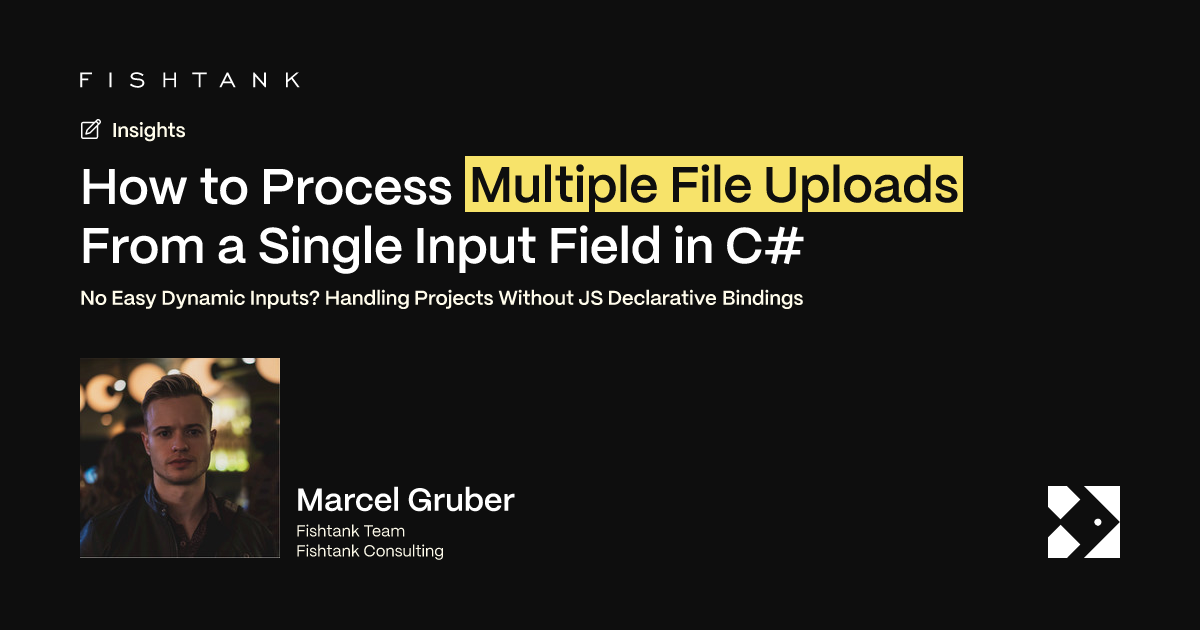 How to Process Multiple File Uploads From a Single Input Field in C# ...